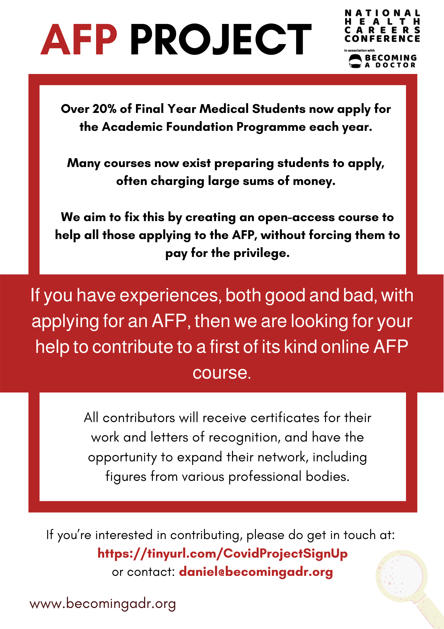 Medical Student Projects – Becoming a Doctor
